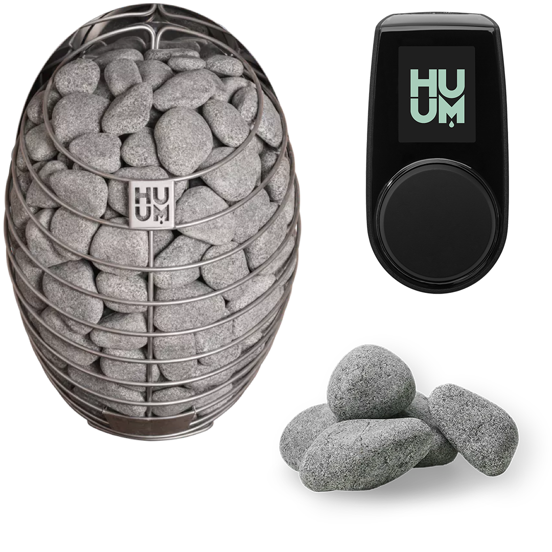 HUUM Drop 7.5 kW Electric Sauna Heater Package — The Sauna Heater