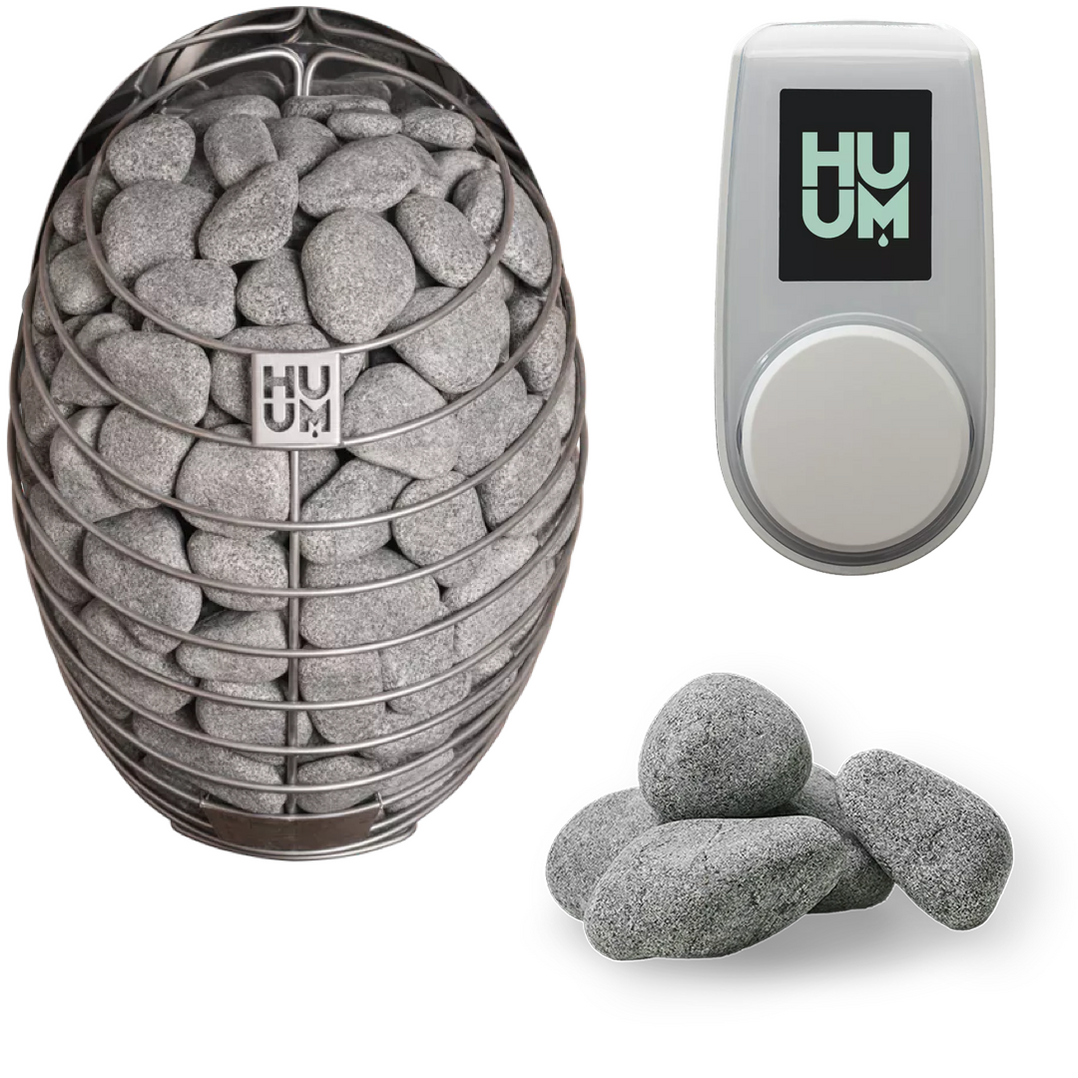 HUUM DROP Series 6 kW Sauna Heater Package — The Sauna Heater