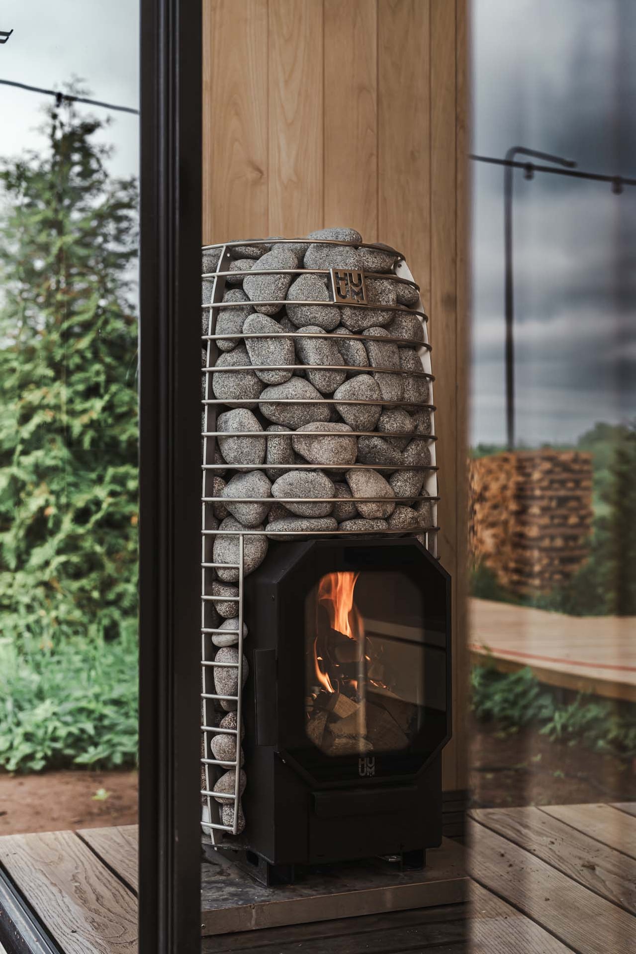 HUUM Hive Flow Mini Wood Burning Sauna Stove — The Sauna Heater