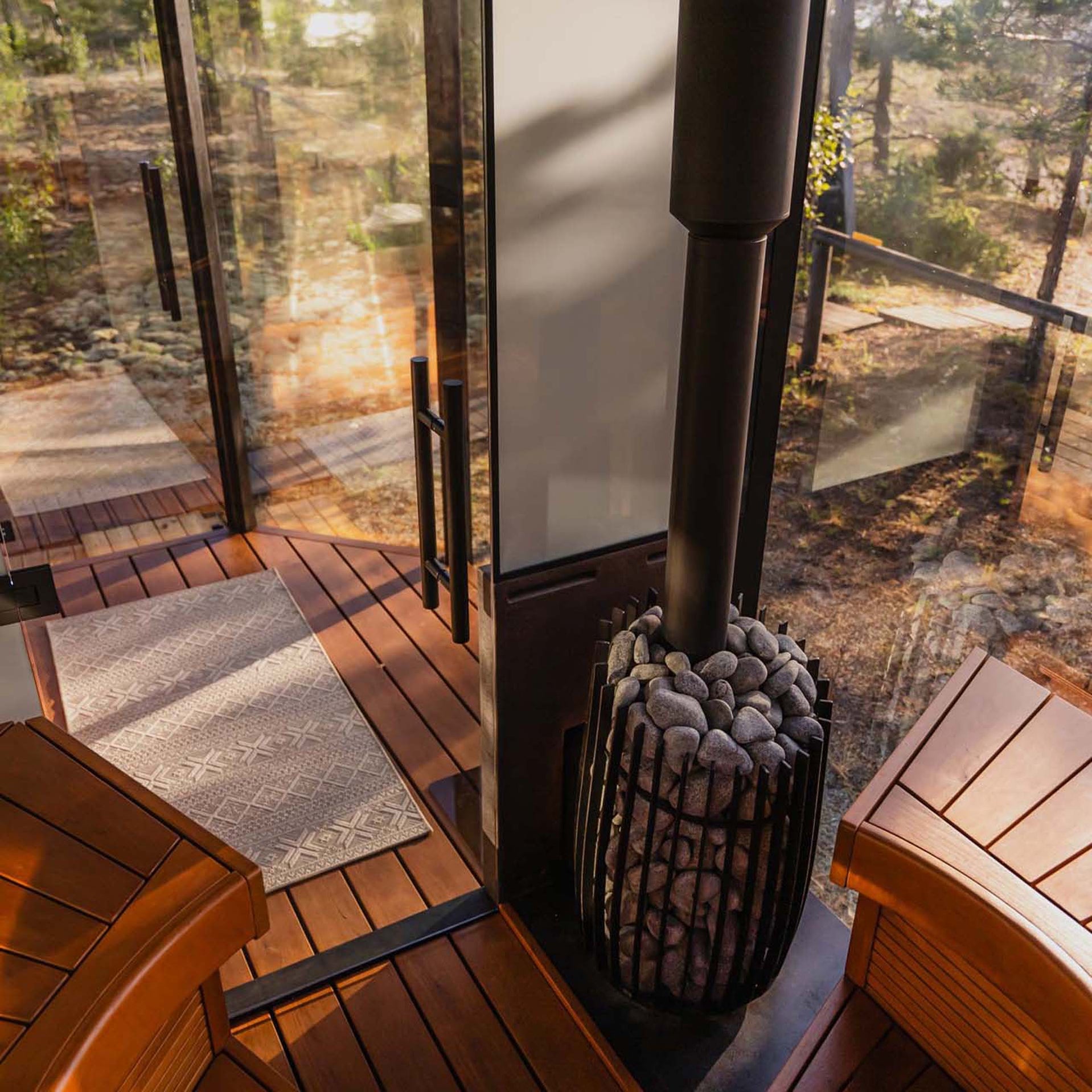 7 Person Fully Assembled Luxury Outdoor Sauna by Haljas Houses — The ...