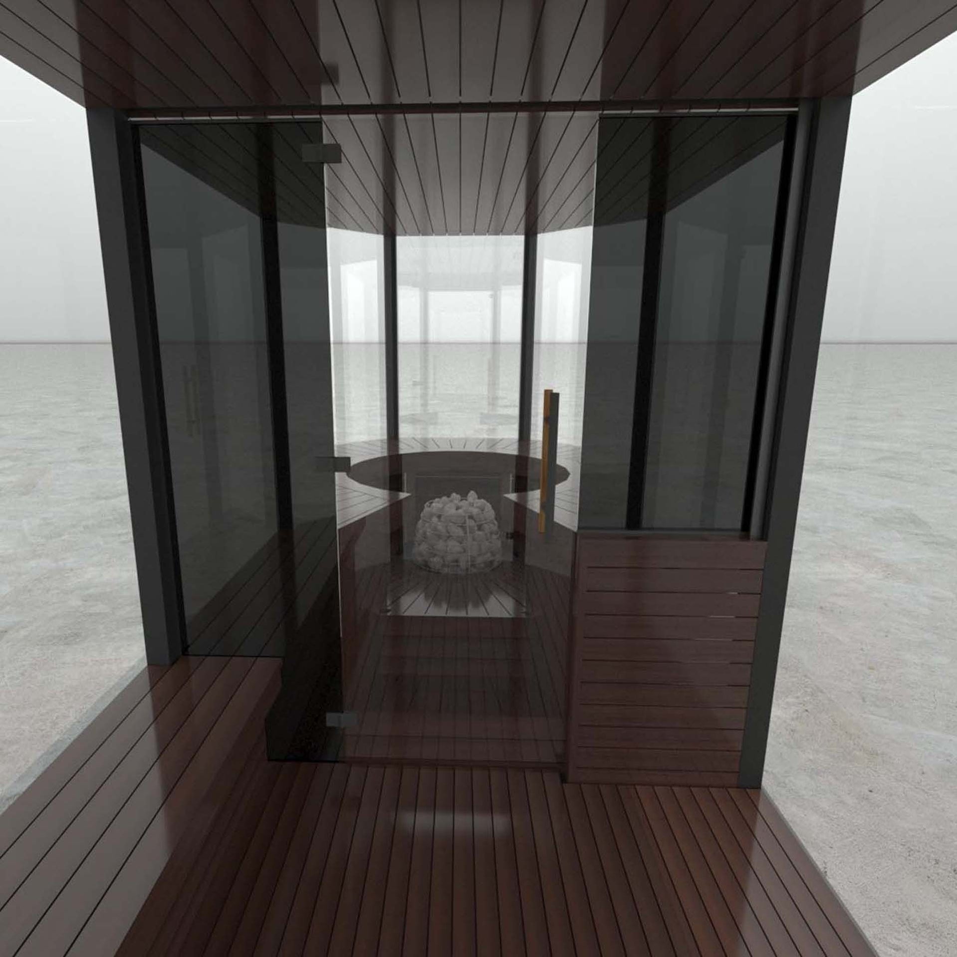 7 Person Fully Assembled Luxury Outdoor Sauna by Haljas Houses — The ...