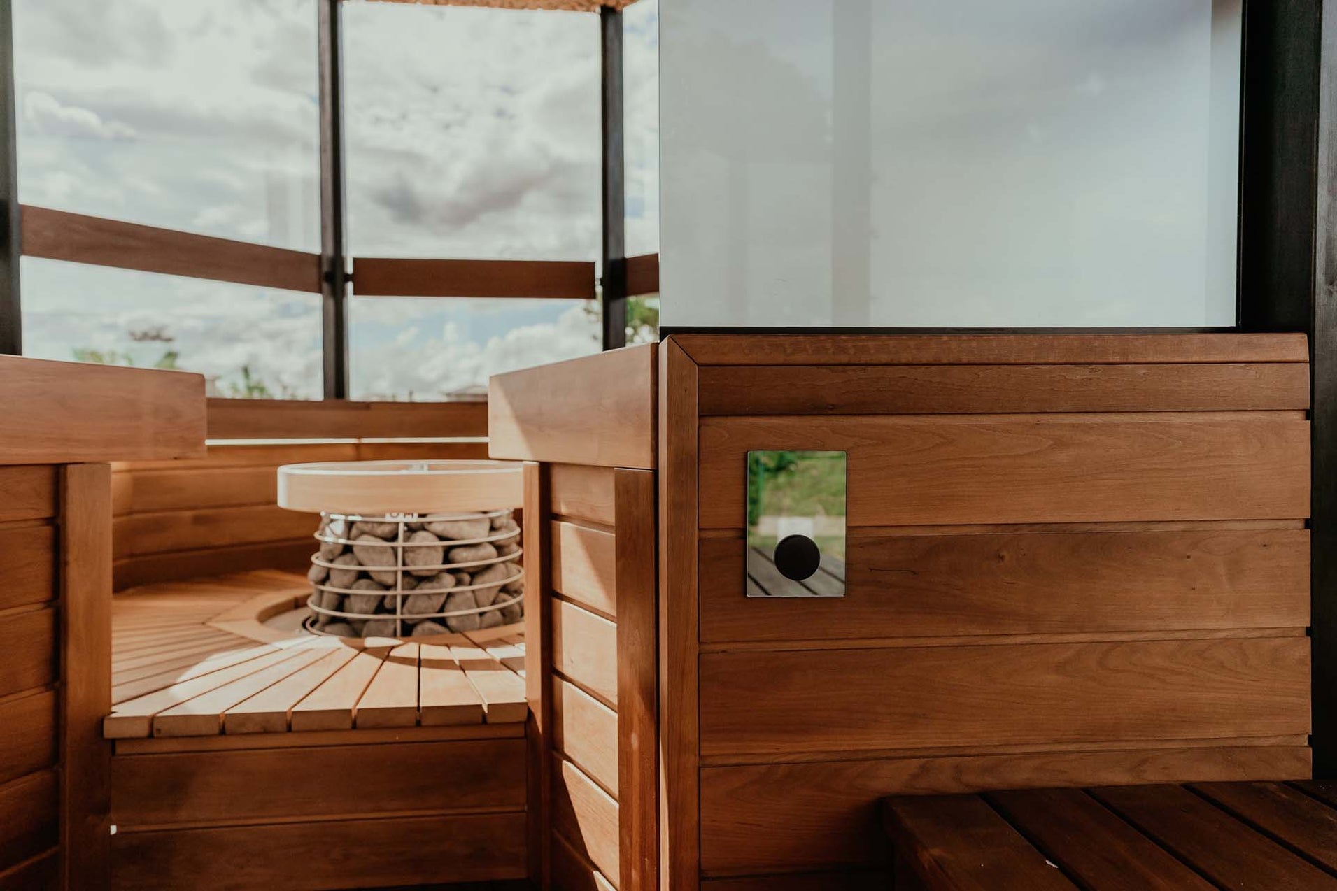 7 Person Fully Assembled Luxury Outdoor Sauna by Haljas Houses — The ...