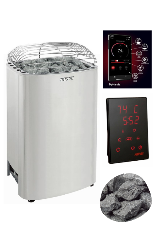 Harvia Club K15G Sauna Heater Package — The Sauna Heater