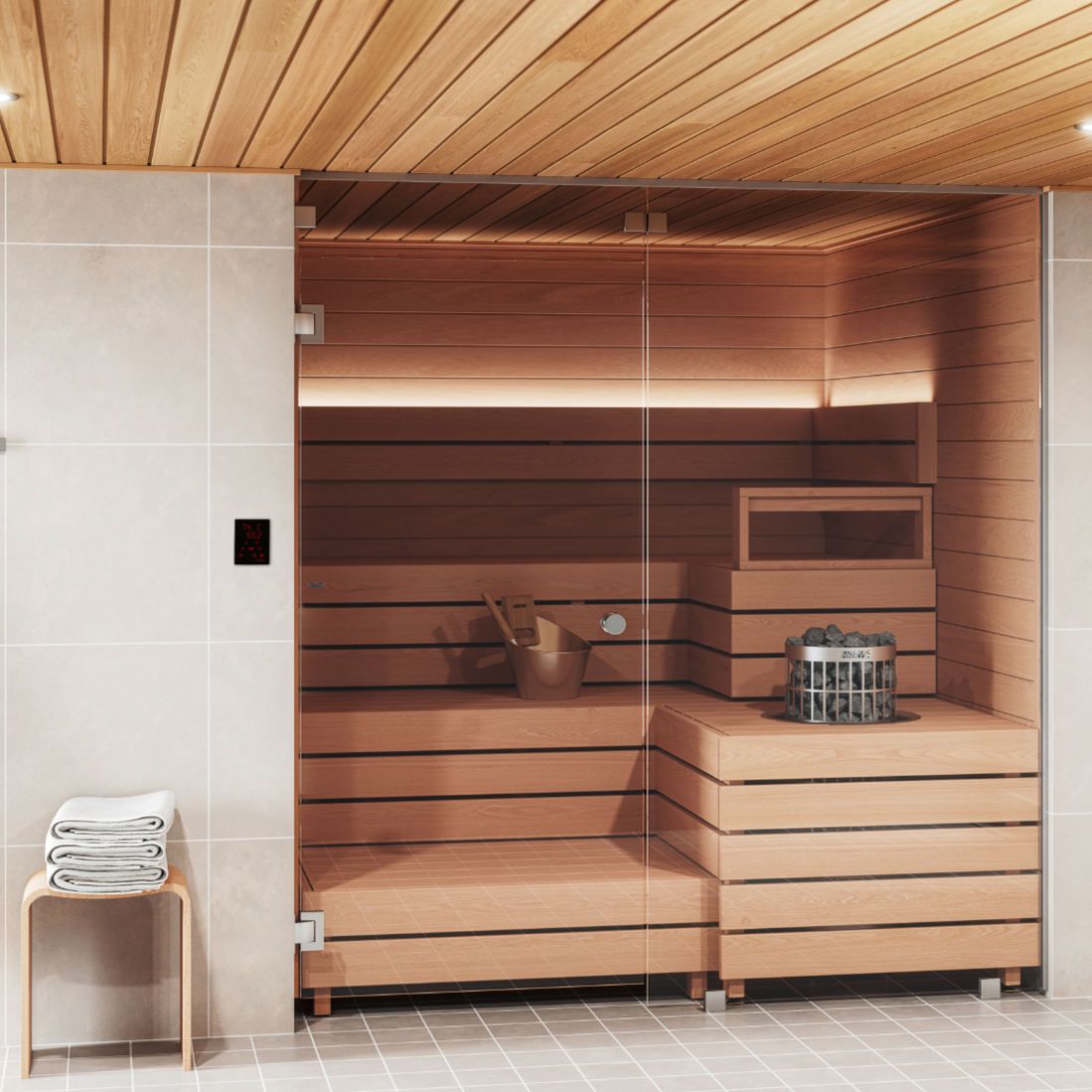 Harvia Cilindro PC60E Electric Sauna Heater — The Sauna Heater